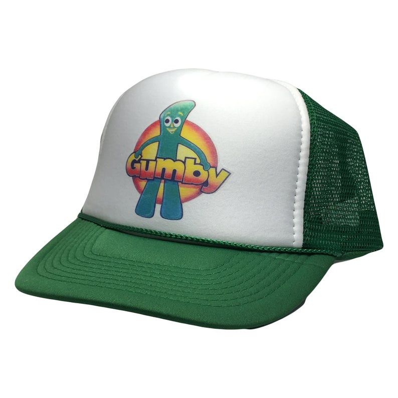 Gumby Trucker Hat, Gumby Hat, Gumby, Trucker Hat, Mesh Hat, Snap Back Hat