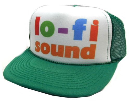 lo-fi Sound Trucker Hat, Multi Colored Hat, Movie Hat, Trucker Hat