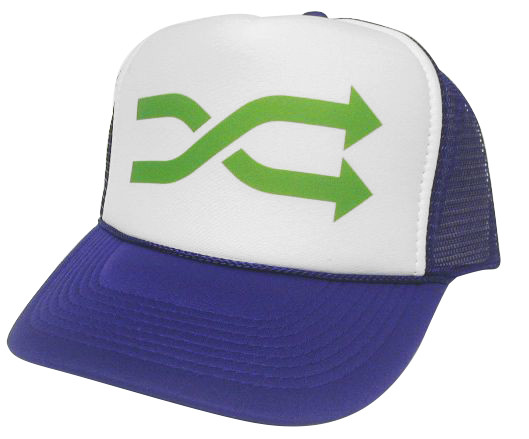 Shuffle Dance Green Hat, Trucker Hat, Trucker Hats, Cool Trucker Hat
