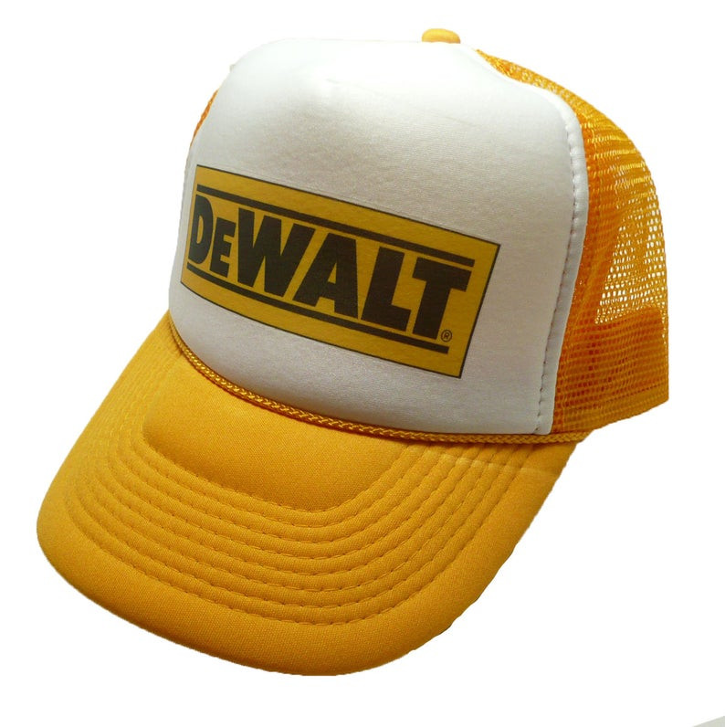Dewalt Trucker Hat, Dewalt Hat, Dewalt, Mesh Hat, Trucker Hat, Snap ...