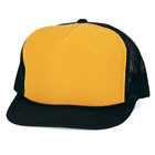 Gold Front Black Back Hat, Mesh Hat, Trucker Hat, Blank Trucker Hats