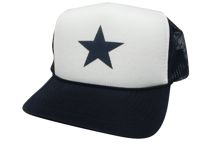 BLACK STAR Hat, Trucker Hats, HEY! Hats, Cool Trucker Hats