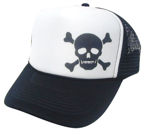 POISON Symbol Hat, Skull & Bones Hat, Trucker Hat, Trucker Hats