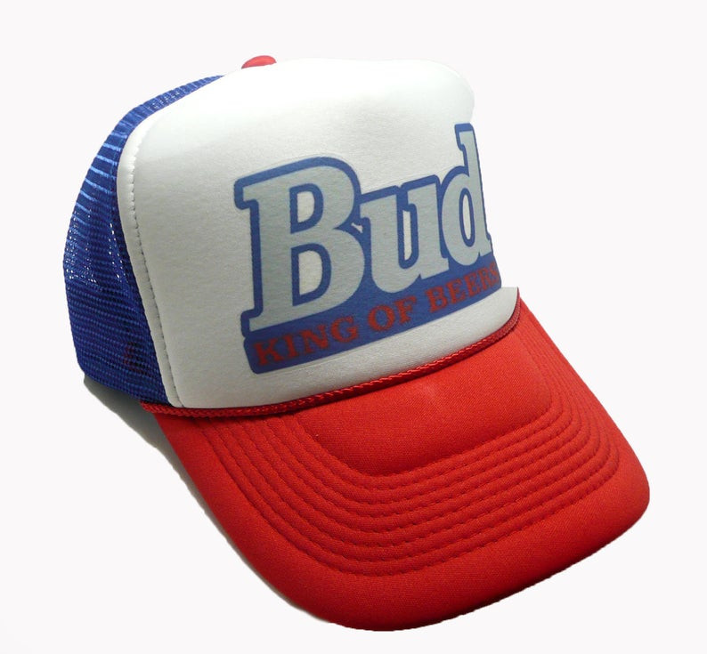 Budweiser King Of Beers Trucker Hat, Budweiser King of Beers Hat ...