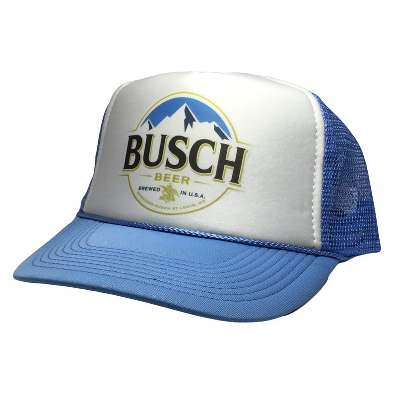 Busch Beer Trucker Hat, Busch Beer Hat, Busch Beer, Beer Hat, Trucker ...
