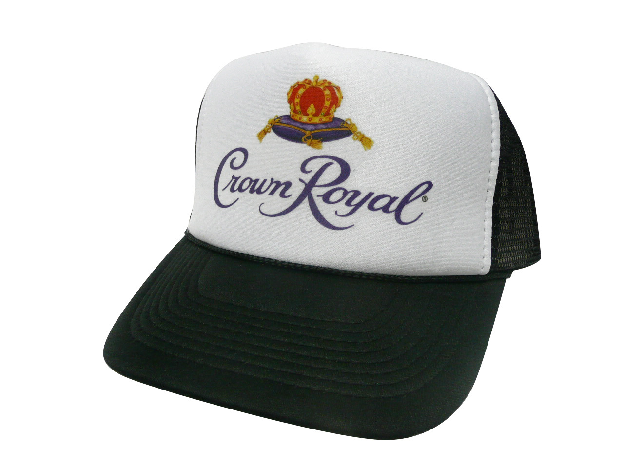 Crown Royal Hat, Trucker Hats, Liquor Hat, Adjustable Snap Backs