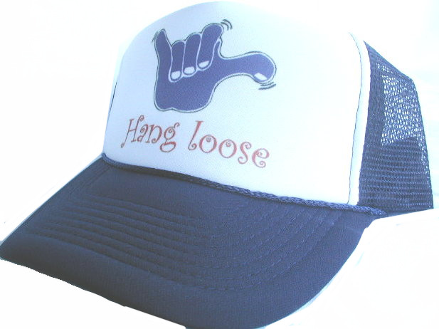 Hang Loose Hat, Trucker Hat, Funny Hats, Cool Hats