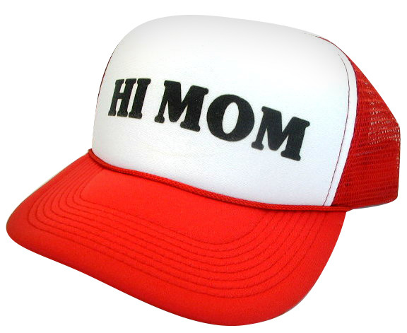 Hi MOM Hat, Trucker Hat, Trucker Hats, Popular Trucker Hats