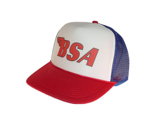 BSA Motorcycles Hat, BSA Motorcycles Trucker Hat, BSA Motorcycles, Mesh ...