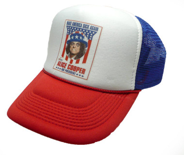 Alice Cooper Hat, Alice Cooper Trucker Hat, Alice Cooper, Trucker Hat ...