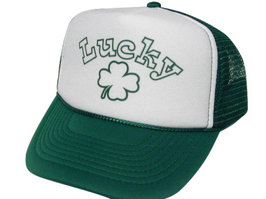 Lucky Clover Hat, Trucker Hat, HEY! Hat, Cool Trucker Hats