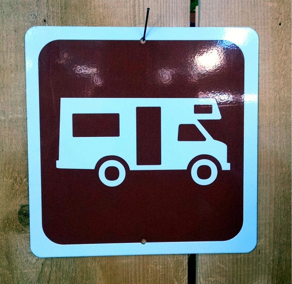 RV Motorhome Recreation Symbol Sign - 395 Store