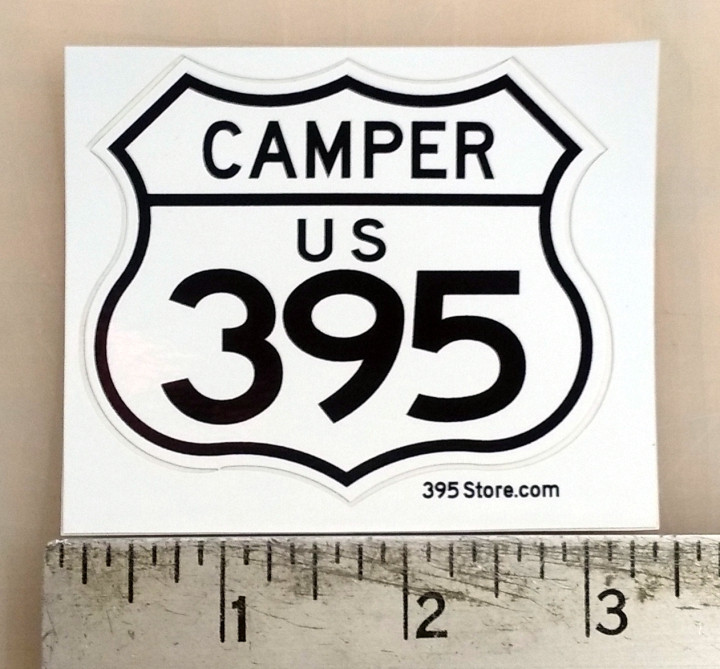 395 Camper Sticker - 395 Store