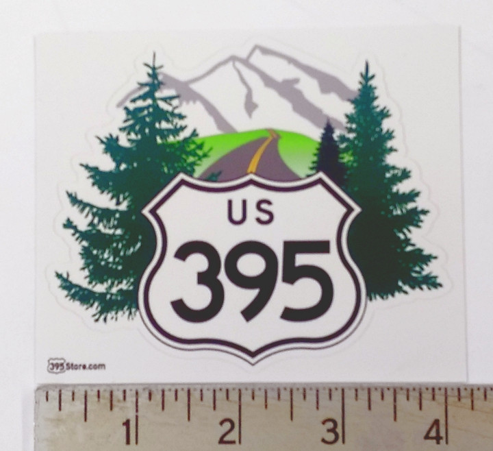Love 395 - Eastern Sierra Sticker - 395 Store