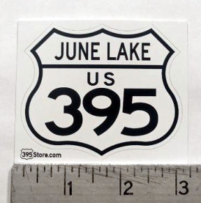June Lake 395 Sticker - 395 Store