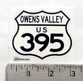 Owens Valley 395 Sticker - 395 Store