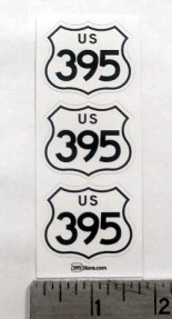 Mini 395 Stickers (3 pack) - 395 Store