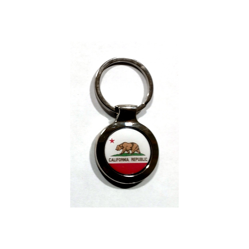 California Flag Keychain - 395 Store