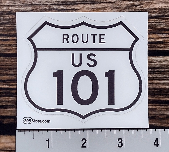 US Route 101 Sticker - 395 Store