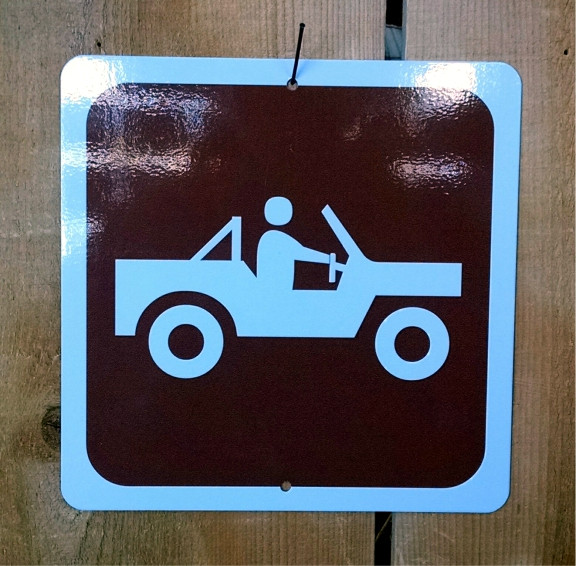 4x4 Offroad Recreation Symbol Sign - 395 Store