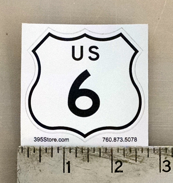 US Route Highway 6 Sticker - 395 Store