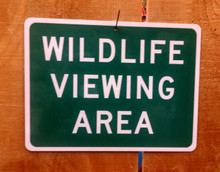 Wildlife Viewing Area Sign - 395 Store