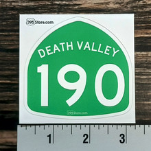 Death Valley 190 California Highway Sticker - 395 Store