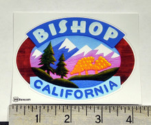 Bishop, California logo Sticker - 395 Store