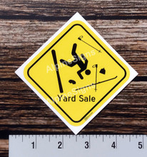 Yard Sale - Snow Skiing Sticker - 395 Store