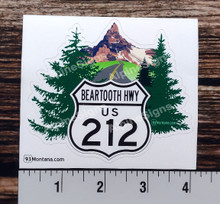 Beartooth Highway 212 Sticker - 395 Store