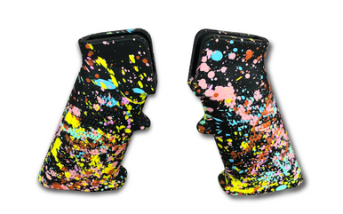 Custom Cerakote Splatter A2 Grips