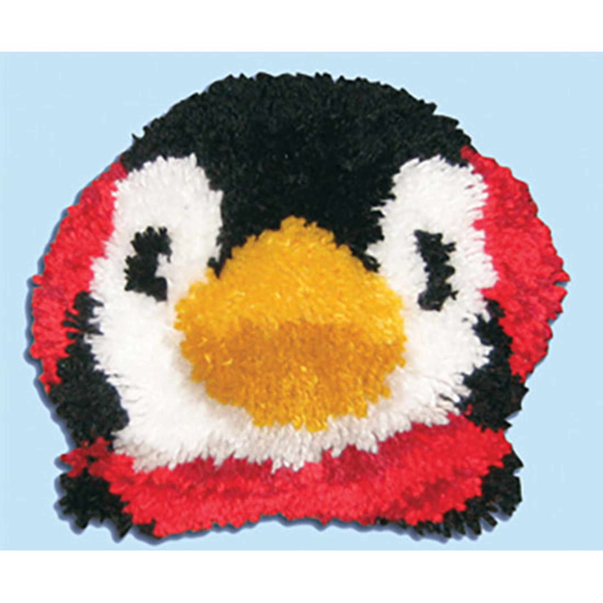 Penguin HuggablesÖ Latch Hook Pillow Kit