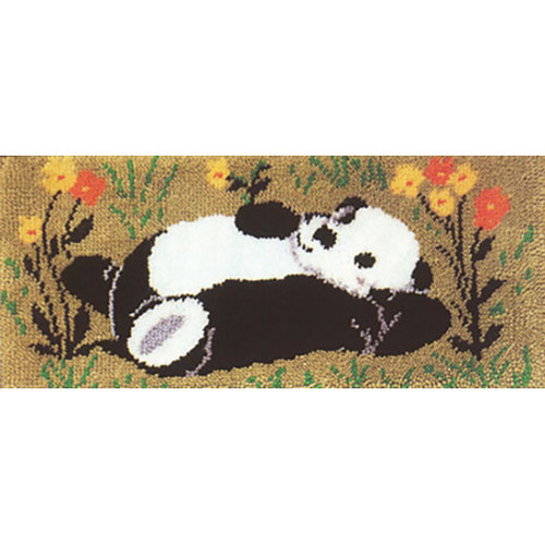 Sleepy Head Panda Latch Hook Rug Kit
