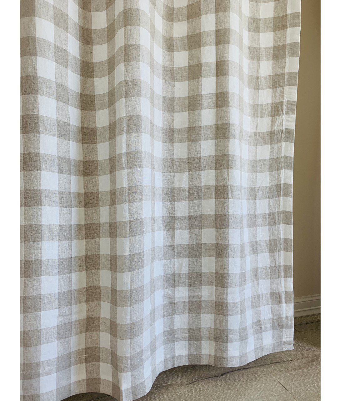 Buffalo Linen Check Shower Curtain
