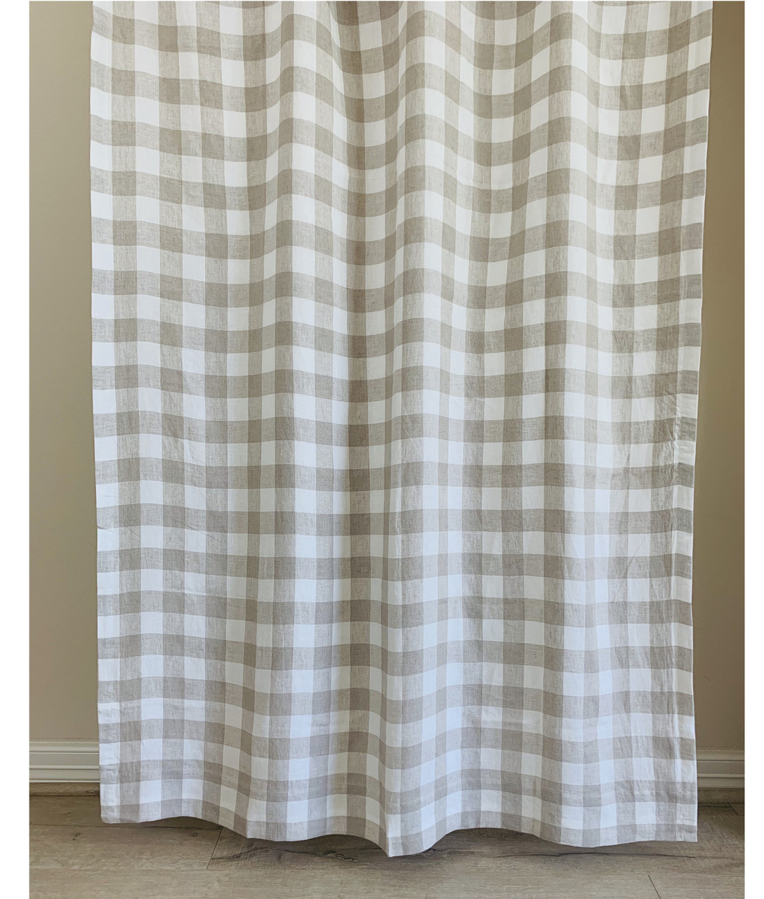 Buffalo Linen Check Shower Curtain