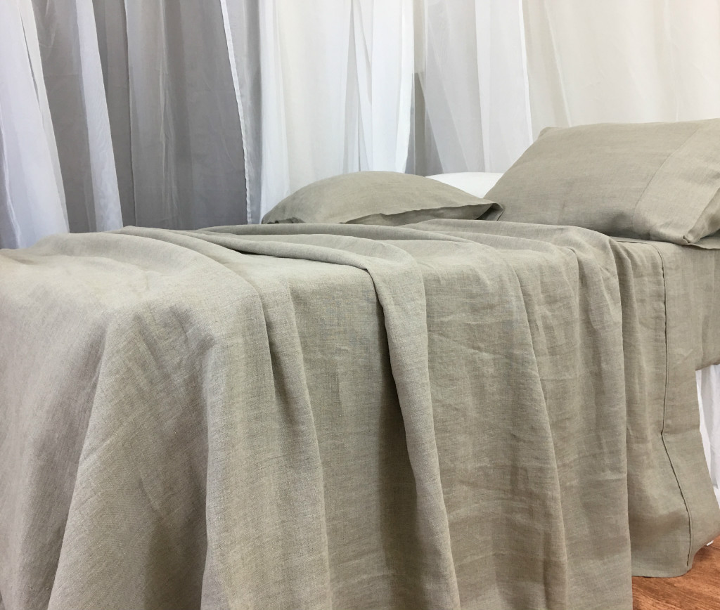 Dark Linen Bed Sheets | Handcrafted by Superior Custom Linens