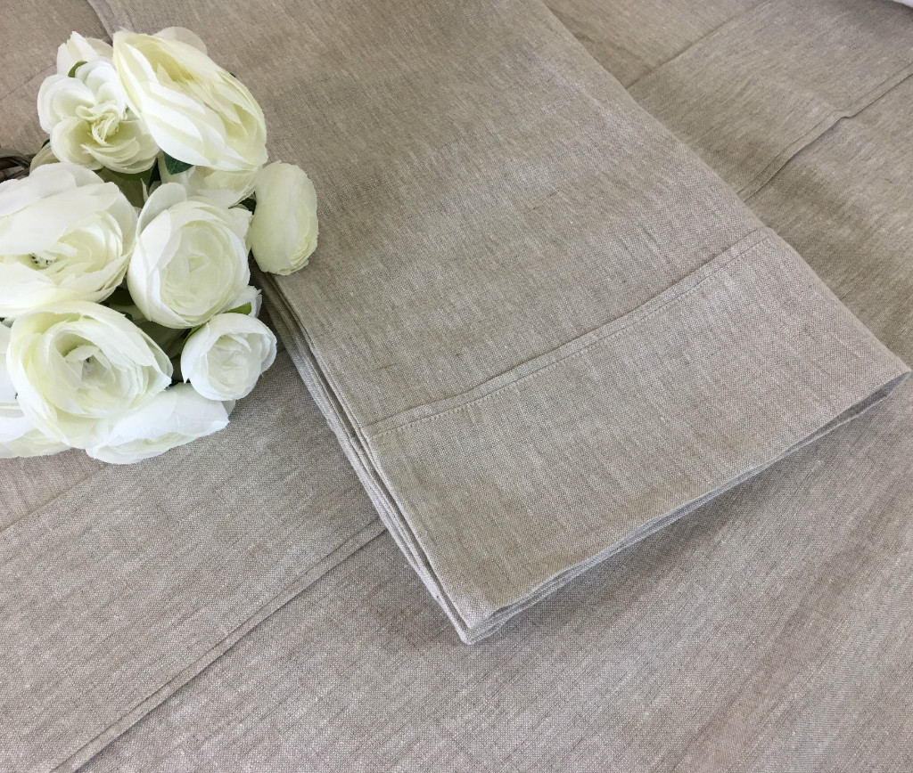 Natural Linen Sheets Set, No Dye, No Coloring | Handcrafted by Superior ...