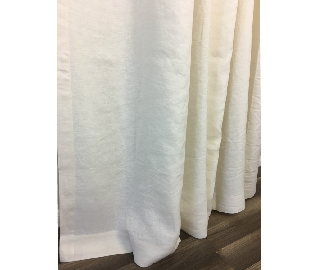 Cream Linen Curtain Custom linen drapes