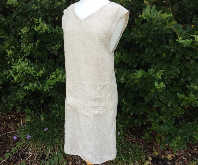 Linen Pinafore Dress | Handmade by Superior Custom Linens