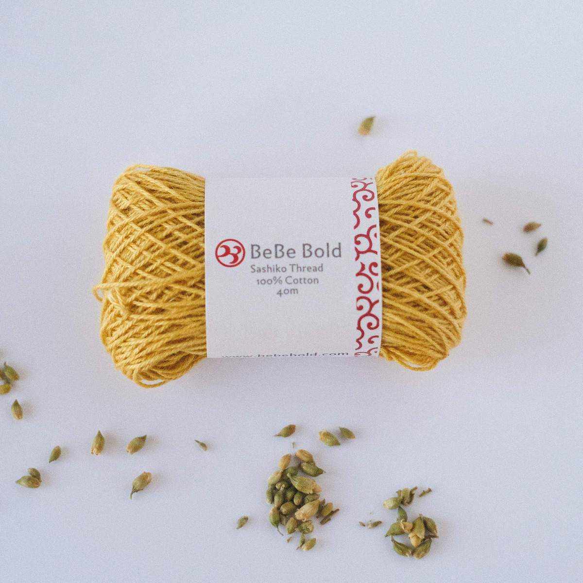 BeBe Bold Naturally Dyed Sashiko Thread - 40m