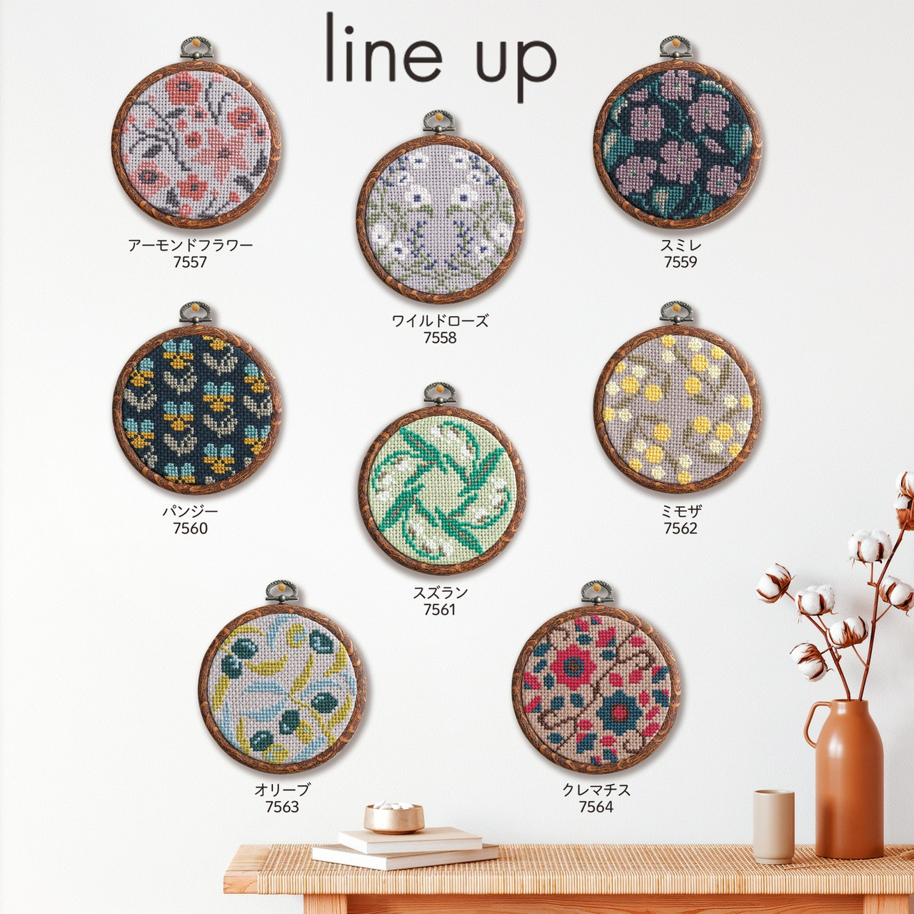 Botanical Cross Stitch Kit