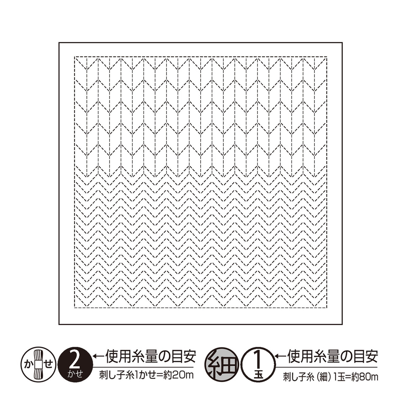 Hana fukin (sashiko sampler)Yabane H-1132 - BeBe Bold: Japanese ...