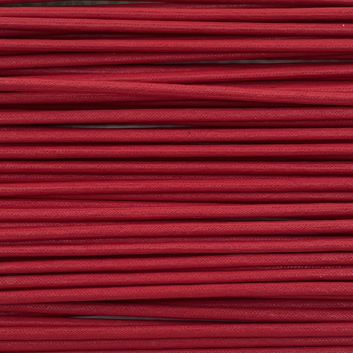 Waxed Cotton Cording Red WCC-2 - BeBe Bold: Japanese Textiles & Craft