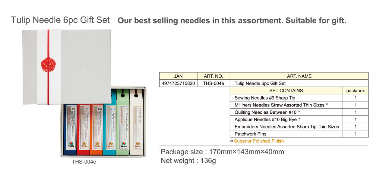 Sewing Needles from Tulip