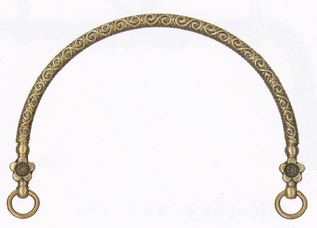 Purse Handles Antique Gold BK-1176AG - BeBe Bold: Japanese Textiles & Craft