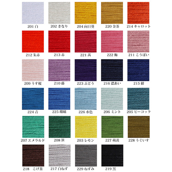 Set of 29 Daruma threads