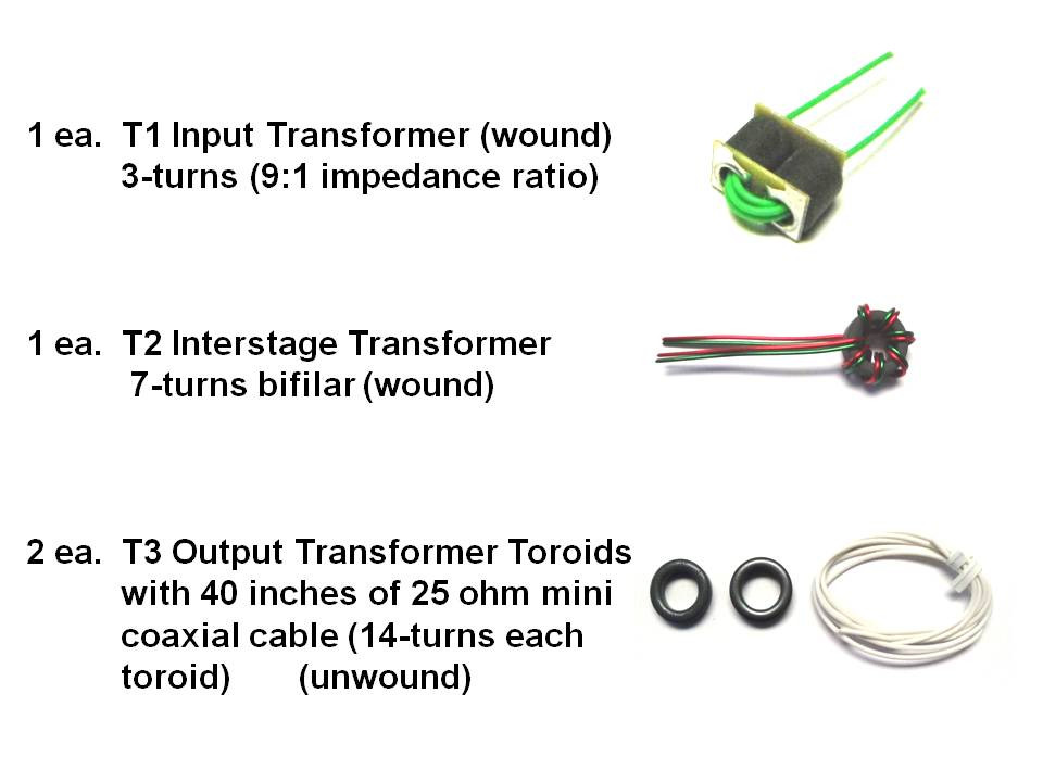 300 WATT HF AMPLIFIER COMPONENT SET