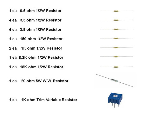 AN762 180W DISCRETE RESISTOR SET