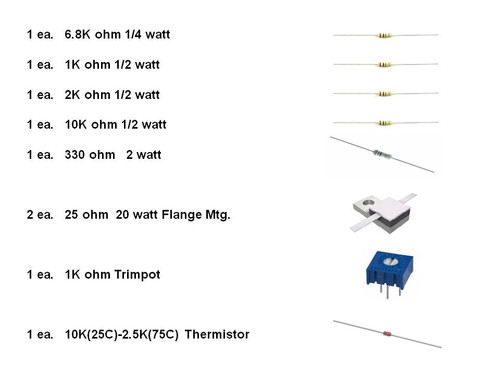 AR313 RESISTOR SET
