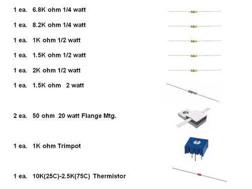 AR305 RESISTOR SET